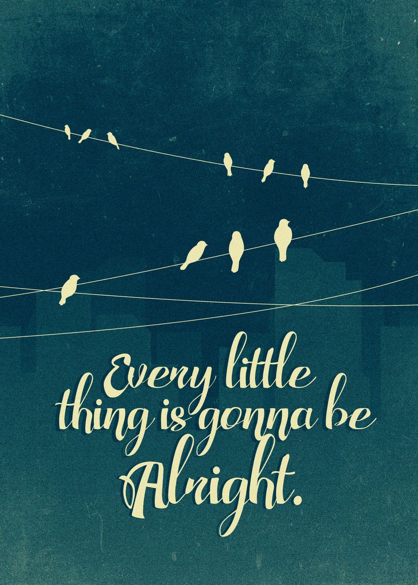 'Little Things' Poster by Is Rough | Displate