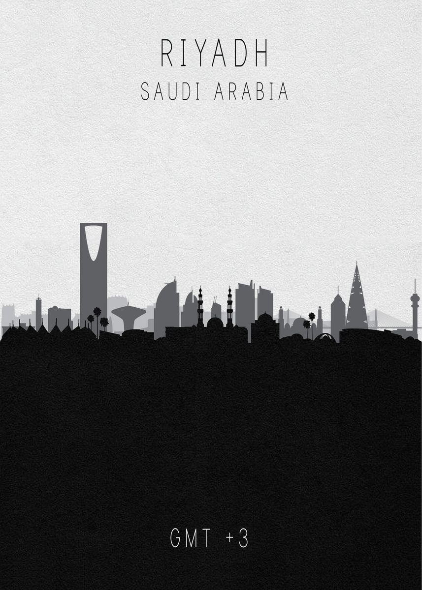 'Riyadh' Poster, picture, metal print, paint by Lucas James | Displate