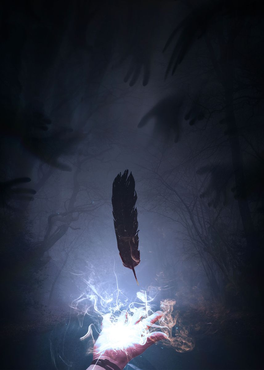 'night' Poster, picture, metal print, paint by Pixel Purge | Displate