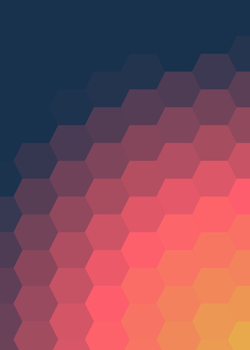 'Trianglify colors' Poster, picture, metal print, paint by Iurii ...