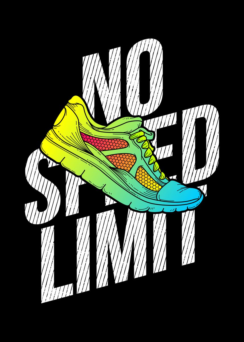 'No Speed Limit' Poster, picture, metal print, paint by emodist creates ...