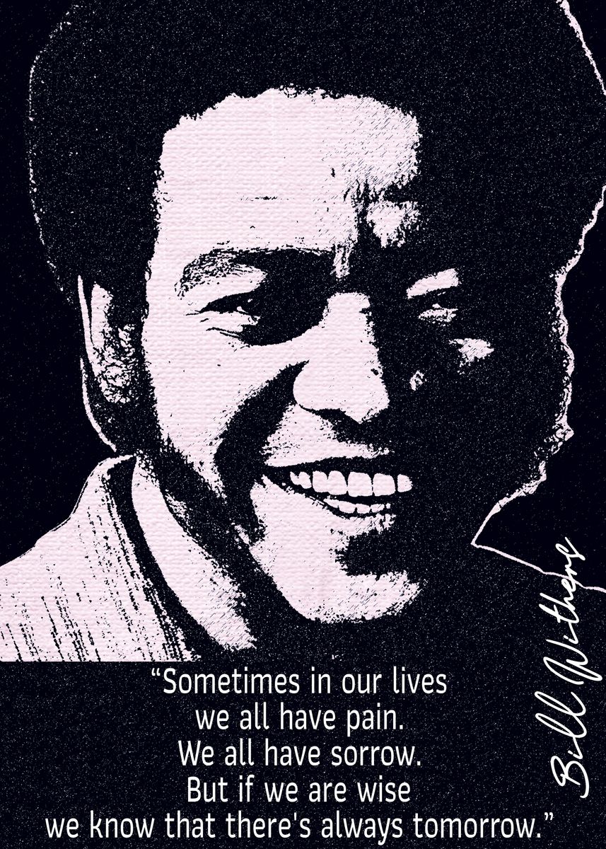 'Bill Withers' Poster, picture, metal print, paint by TI KI | Displate