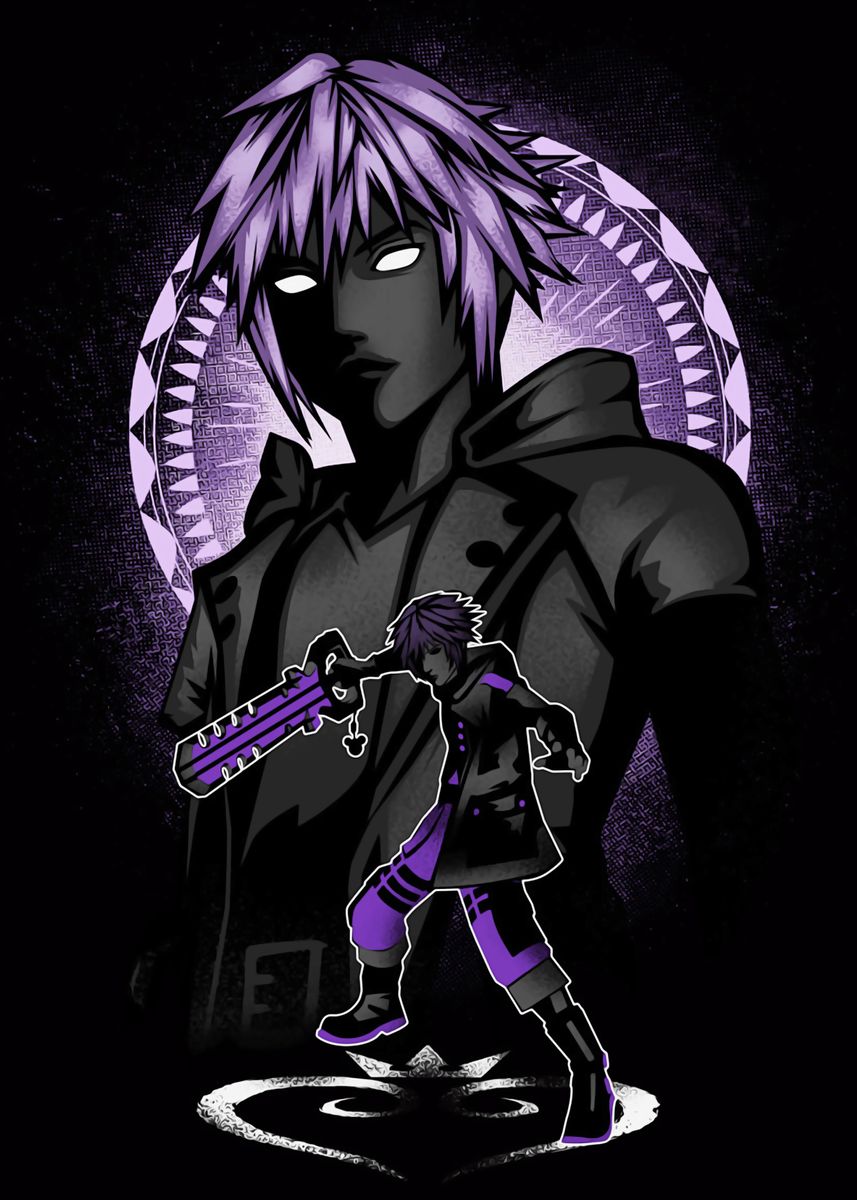 'Attack of Riku' Poster, picture, metal print, paint by hyprtwenty ...