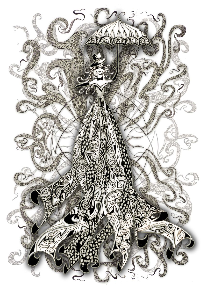 'Steampunk Lady' Poster, picture, metal print, paint by Sarah Holt ...