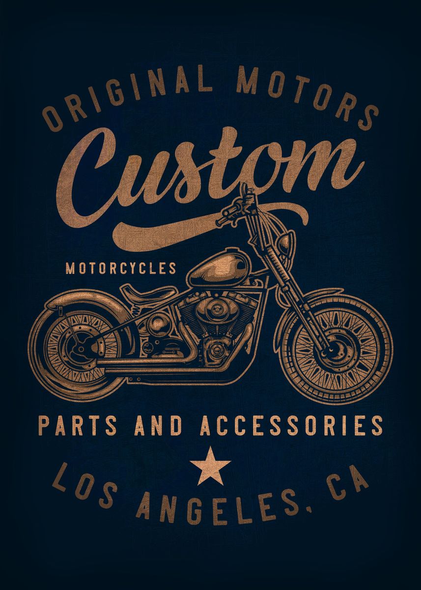 'Original Motors' Poster, picture, metal print, paint by Gab Fernando ...