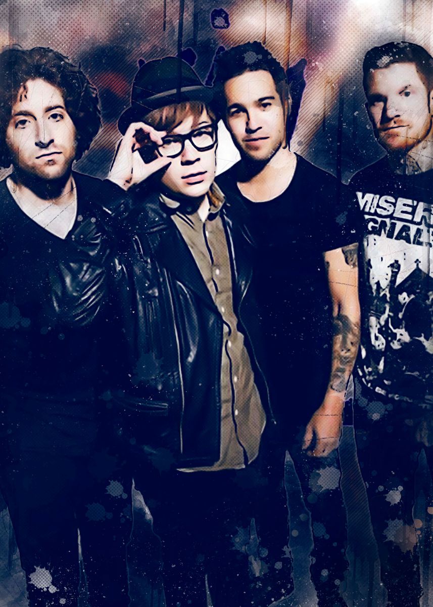 'Fall Out Boy ' Poster, picture, metal print, paint by The Genocider ...