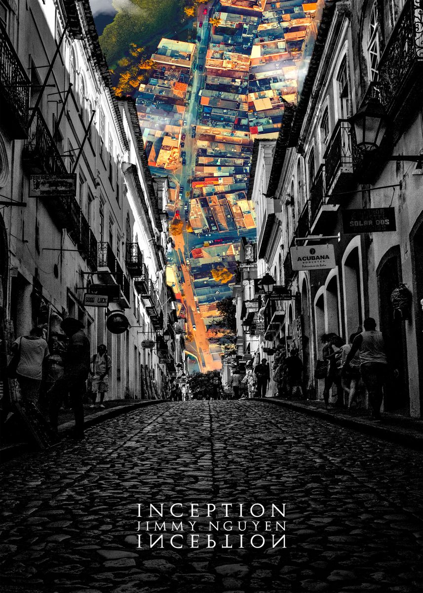'Inception' Poster, picture, metal print, paint by Jimmy Nguyen | Displate