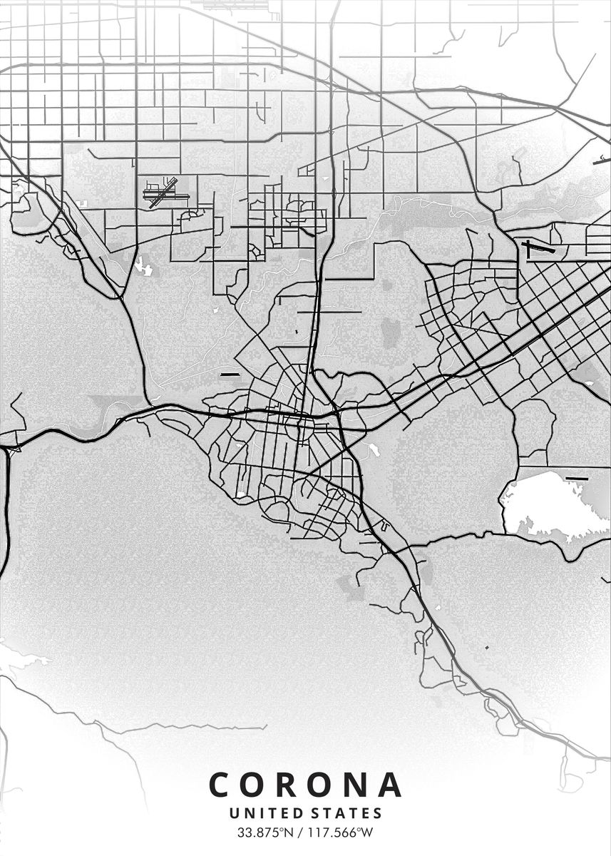 'Corona California' Poster by Merah Djoeang | Displate