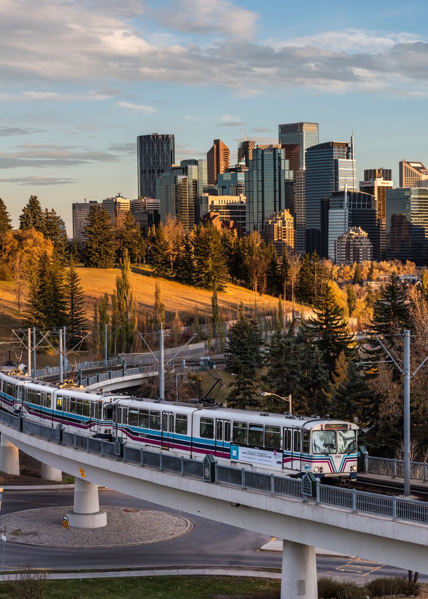 'City Train' Poster by Josh Boak | Displate