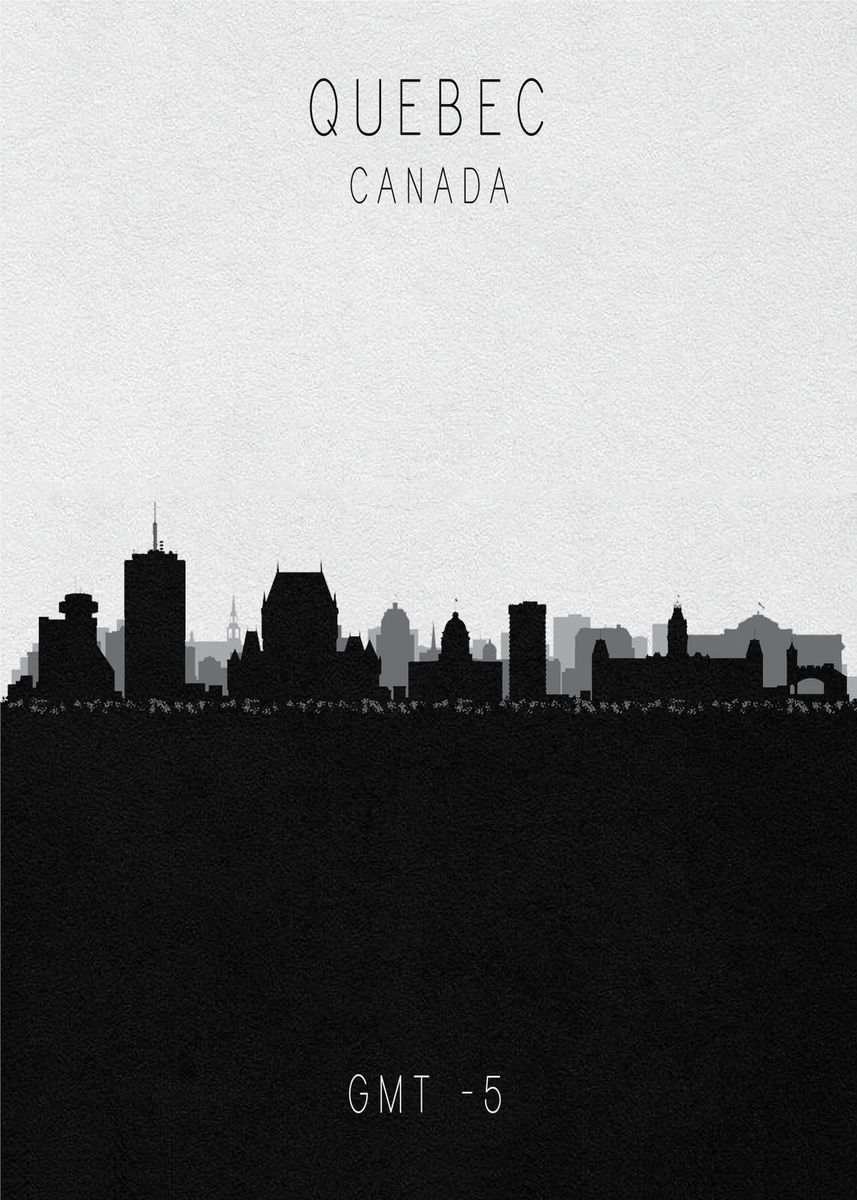 'Quebec' Poster, picture, metal print, paint by Lucas James | Displate