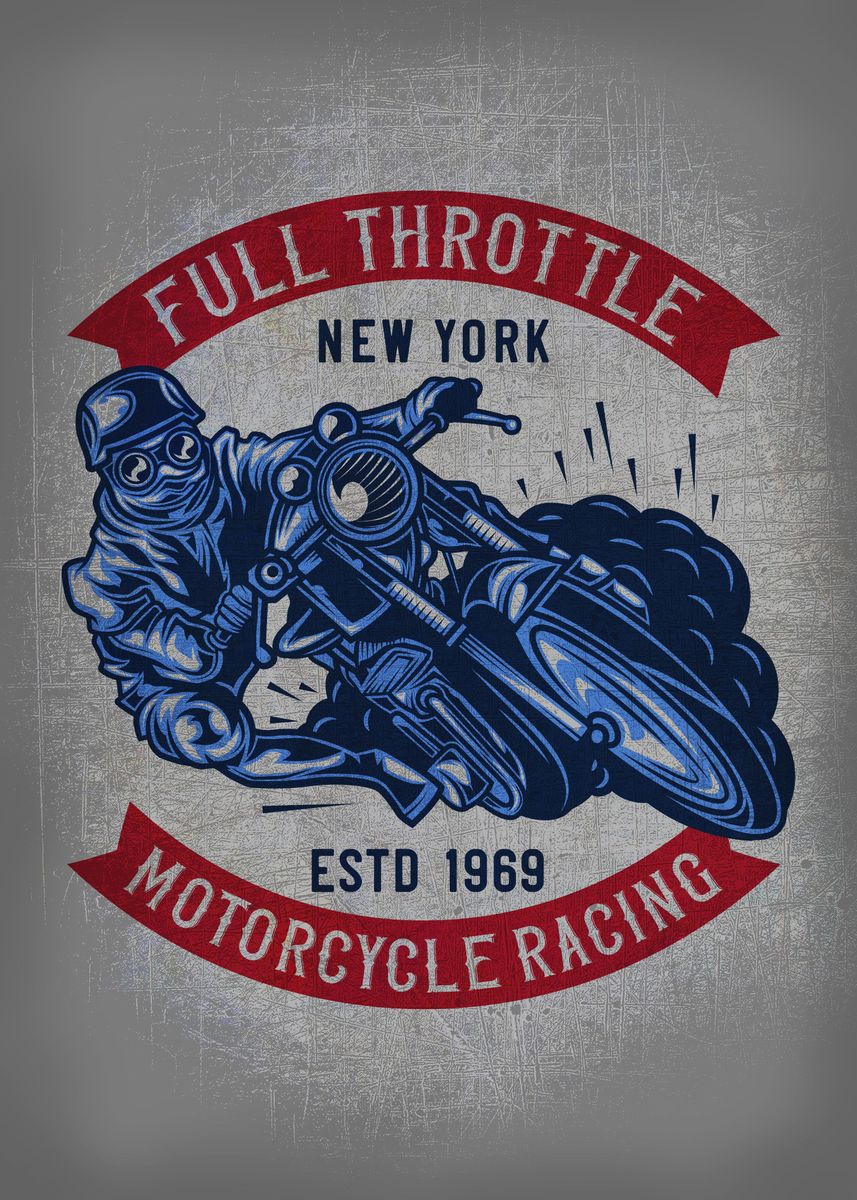 'Full Throttle' Poster, picture, metal print, paint by Gab Fernando ...