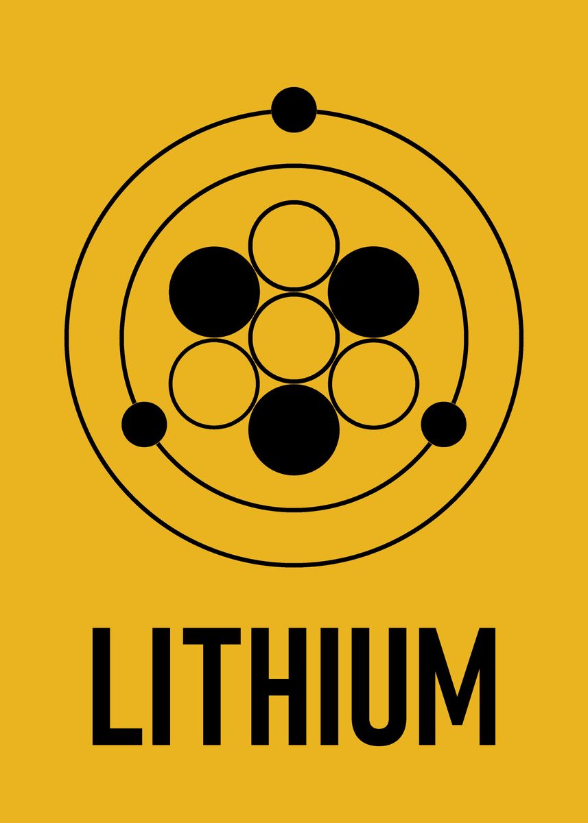 'Lithium' Poster, picture, metal print, paint by Angelos Zachariou ...