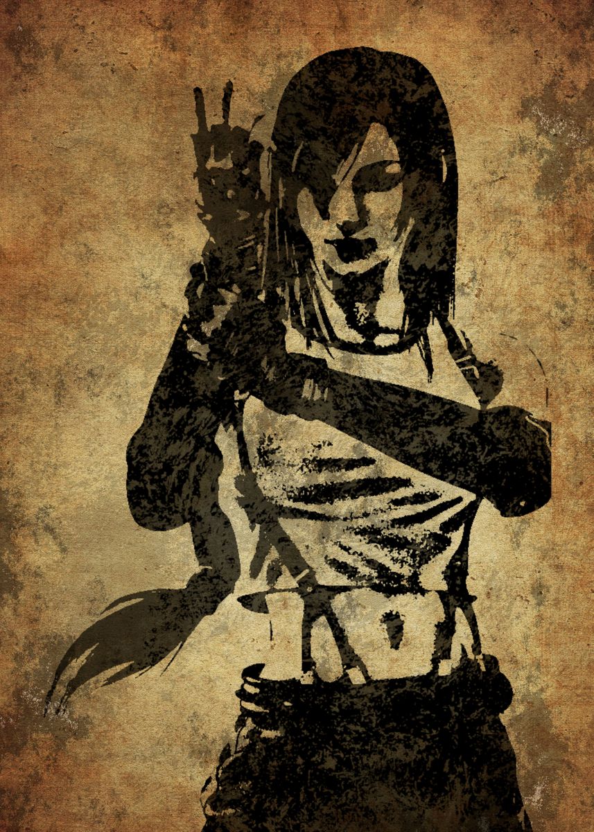 'Final Fantasy Tifa' Poster, picture, metal print, paint by Boot Hill ...