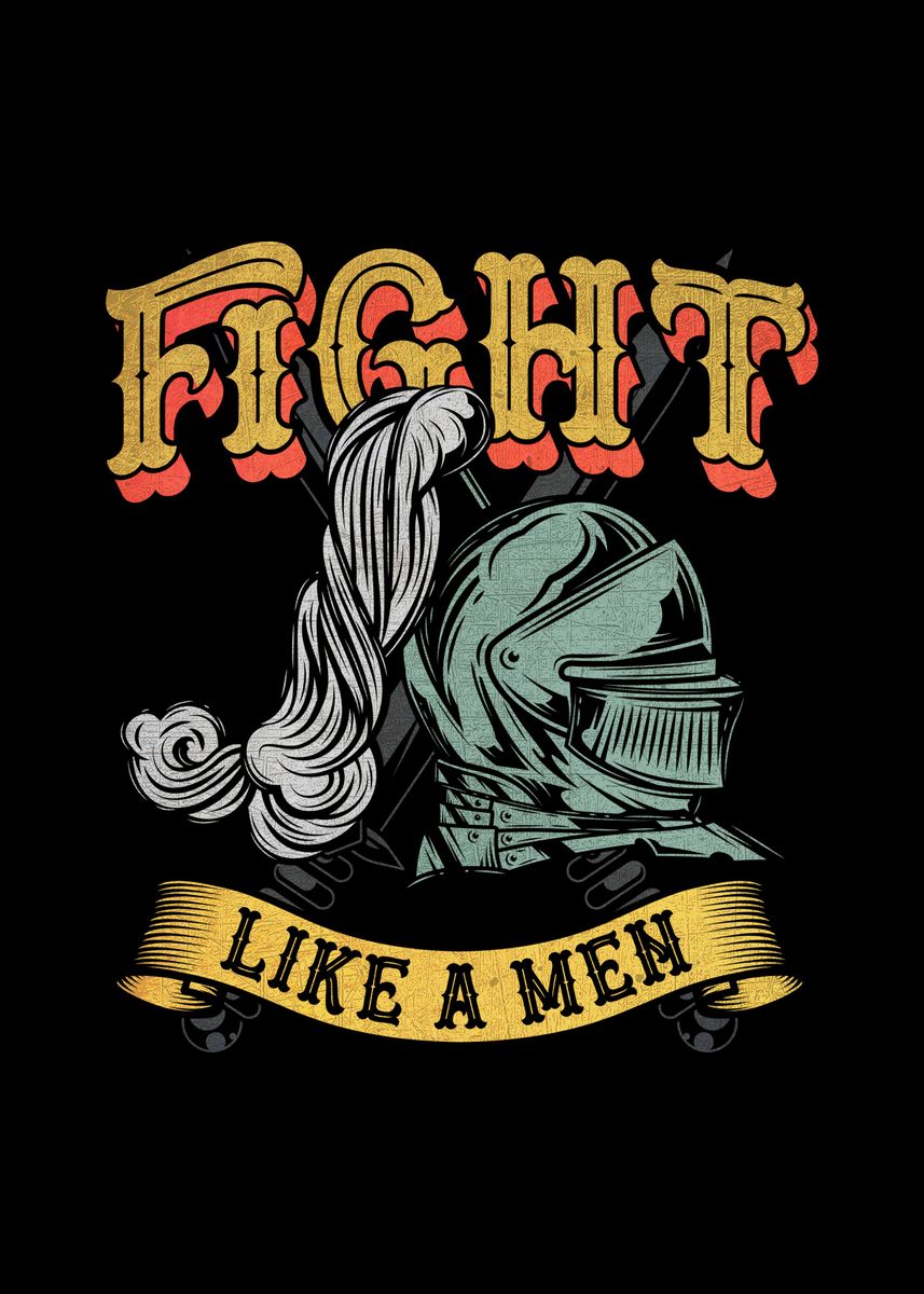 'Knight' Poster, picture, metal print, paint by Gab Fernando | Displate