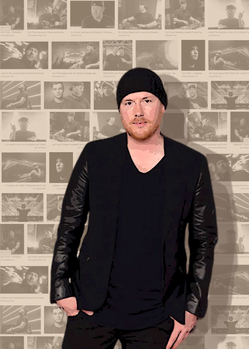 'Eric Prydz' Poster, picture, metal print, paint by Booth Callahan ...