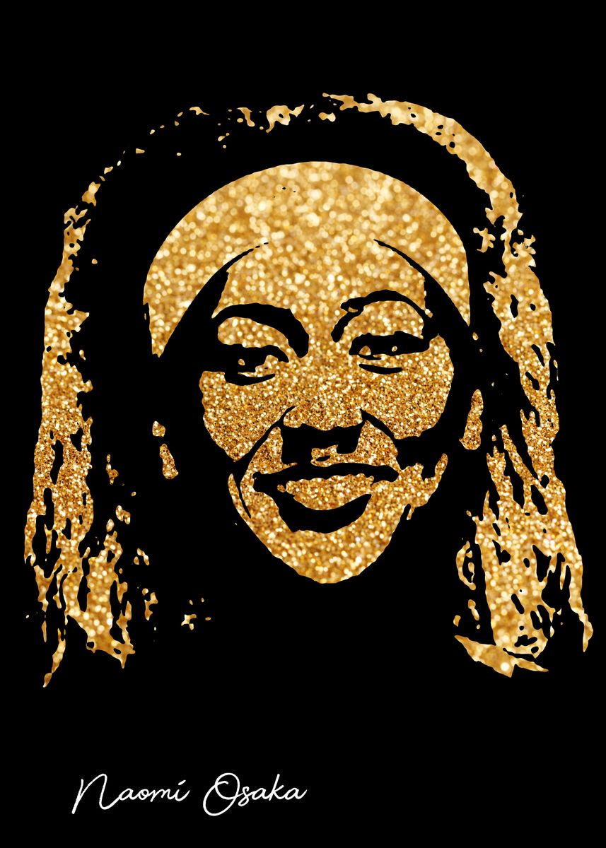 'Naomi Osaka' Poster by Kitty Kit | Displate