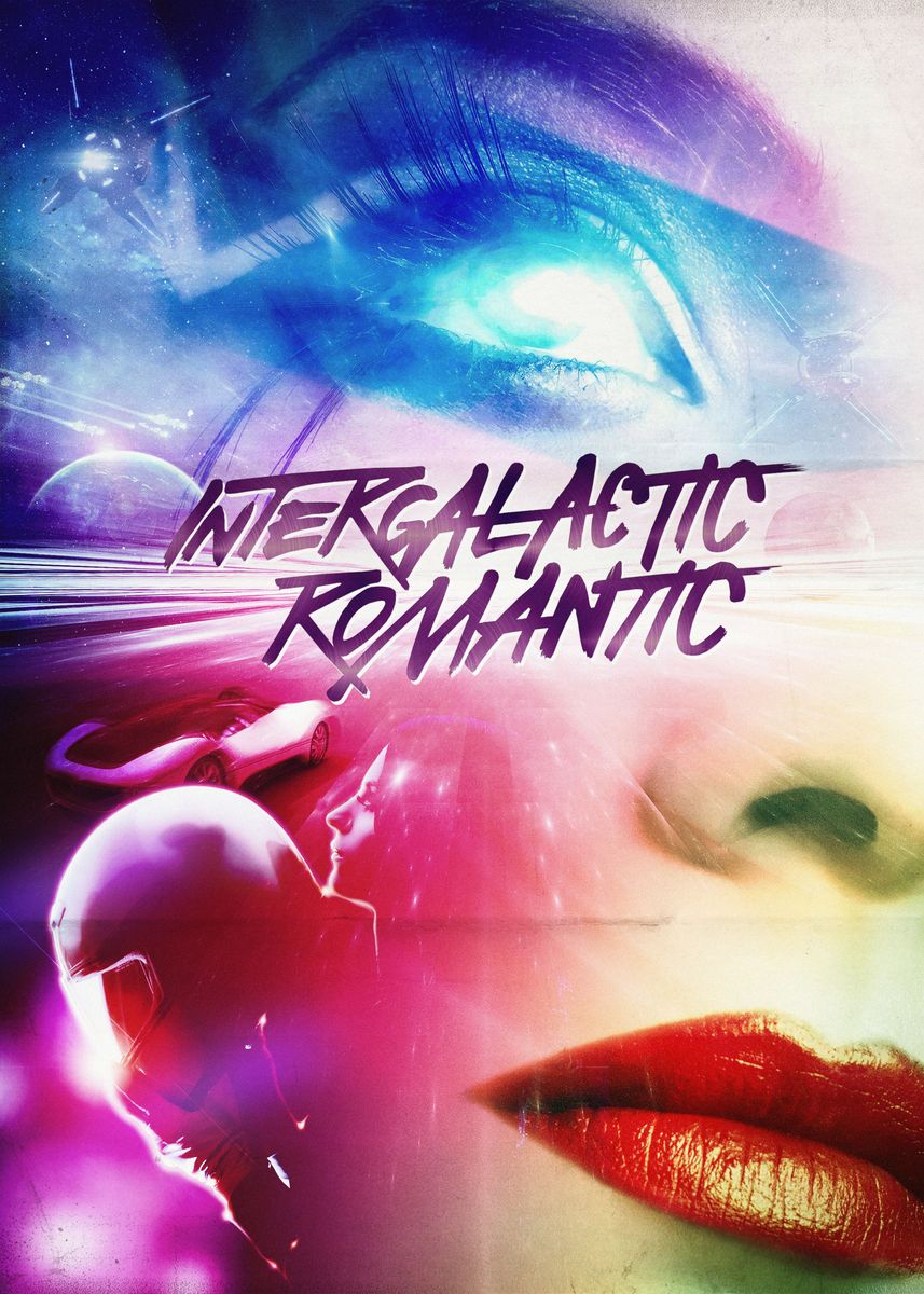 'Intergalactic Romantic' Poster, picture, metal print, paint by Gregor ...