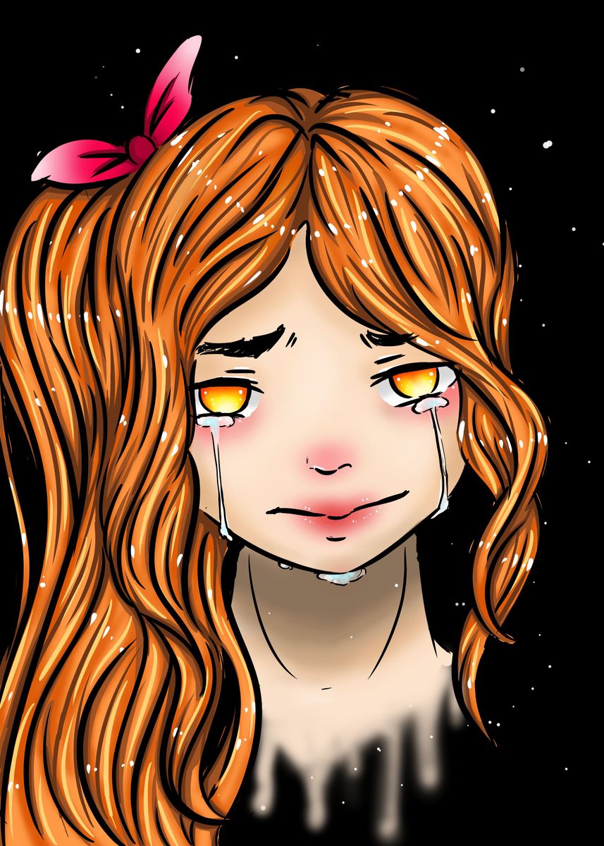 'Sadness' Poster, picture, metal print, paint by Yukine Soh | Displate