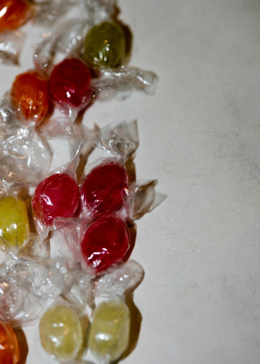 'Colorful candies bon bons' Poster, picture, metal print, paint by ...