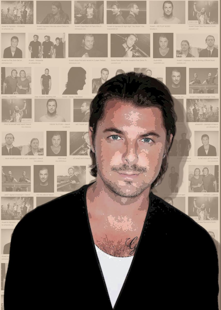 'Axwell' Poster, picture, metal print, paint by Booth Callahan | Displate