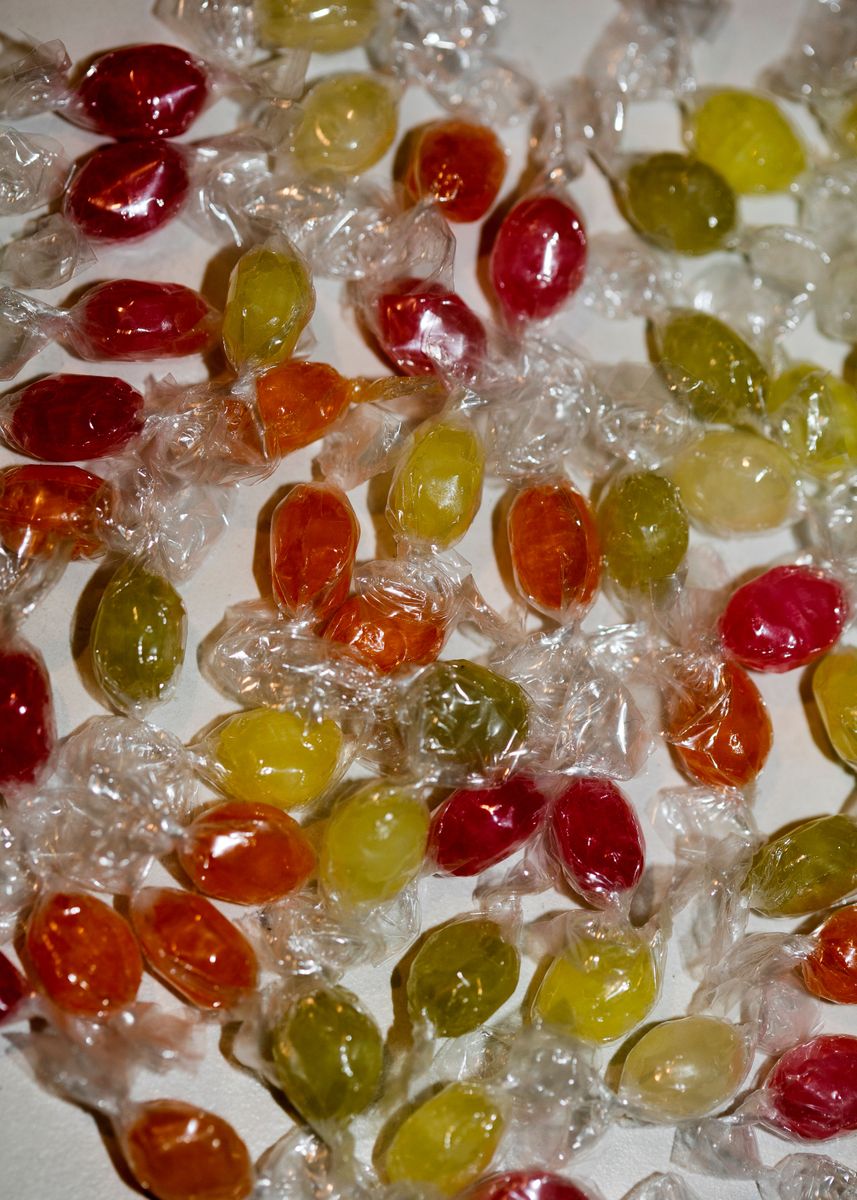 'Colorful candies bon bons' Poster, picture, metal print, paint by ...