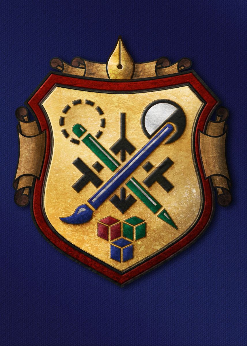 'Pixel Guild' Poster, picture, metal print, paint by Smilz | Displate