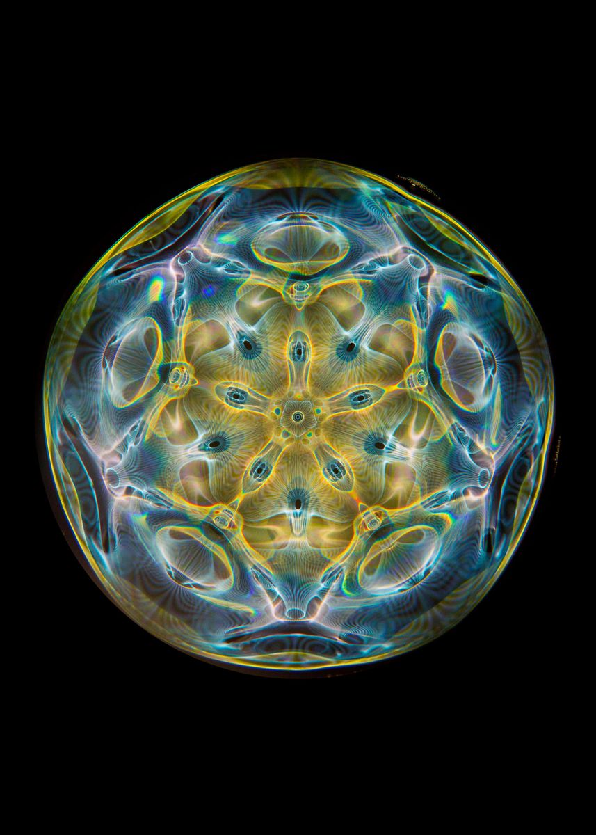 'Quantum Resonance' Poster, picture, metal print, paint by Le5 gualkee ...