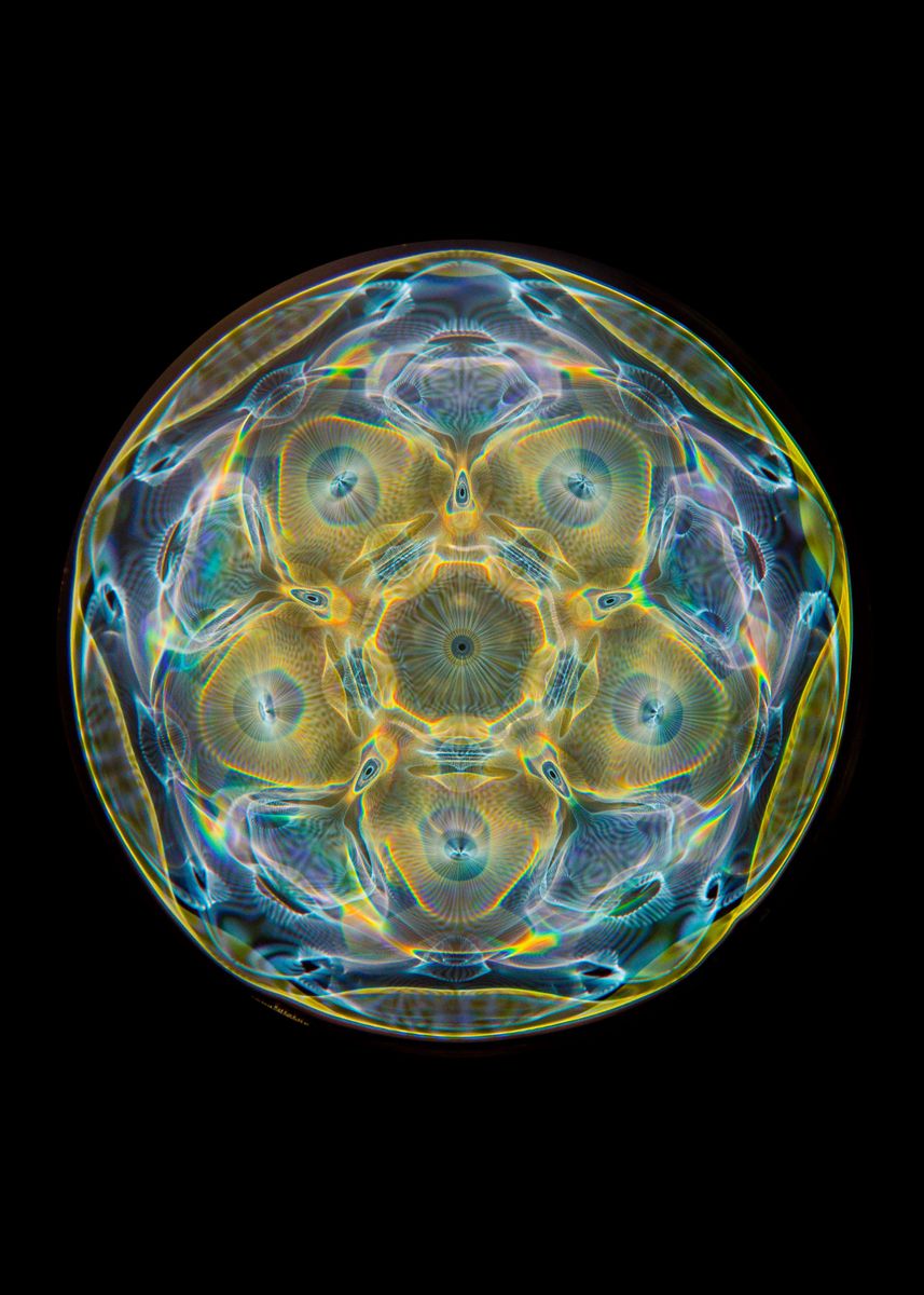 'Quantum Resonance' Poster by Le5 gualkee | Displate