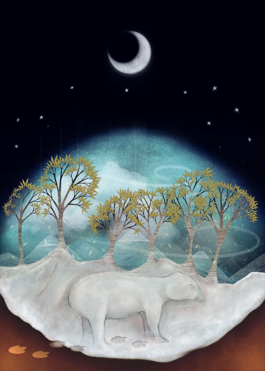 'The Polar Bear' Poster by Michael | Displate