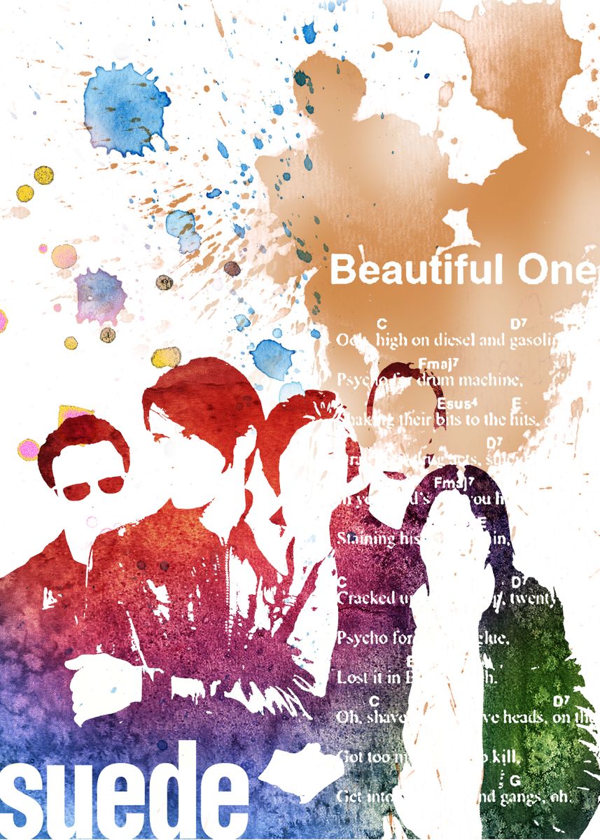 'The beautiful one' Poster, picture, metal print, paint by Art popop ...