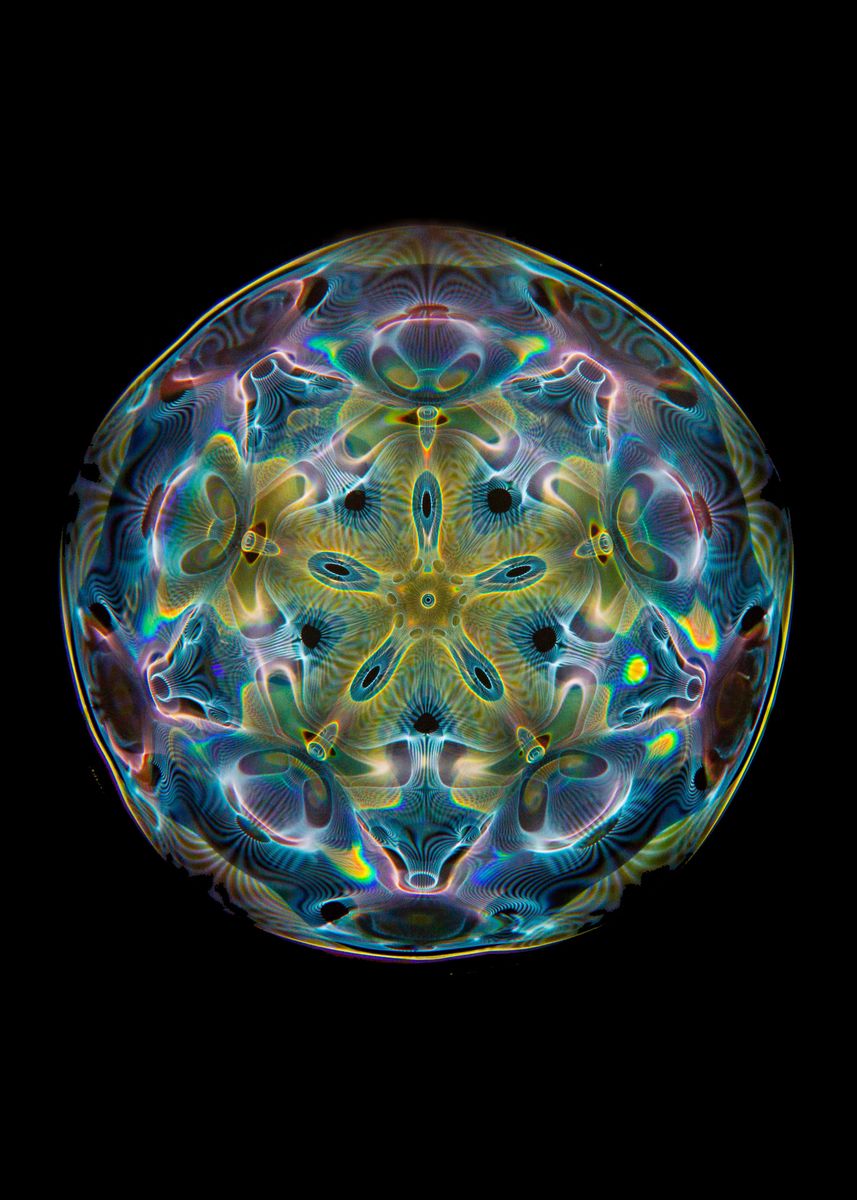 'Quantum Resonance' Poster by Le5 gualkee | Displate