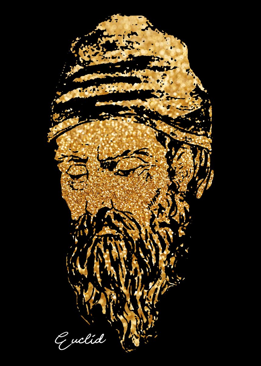 'Euclid' Poster, picture, metal print, paint by Kitty Kit | Displate