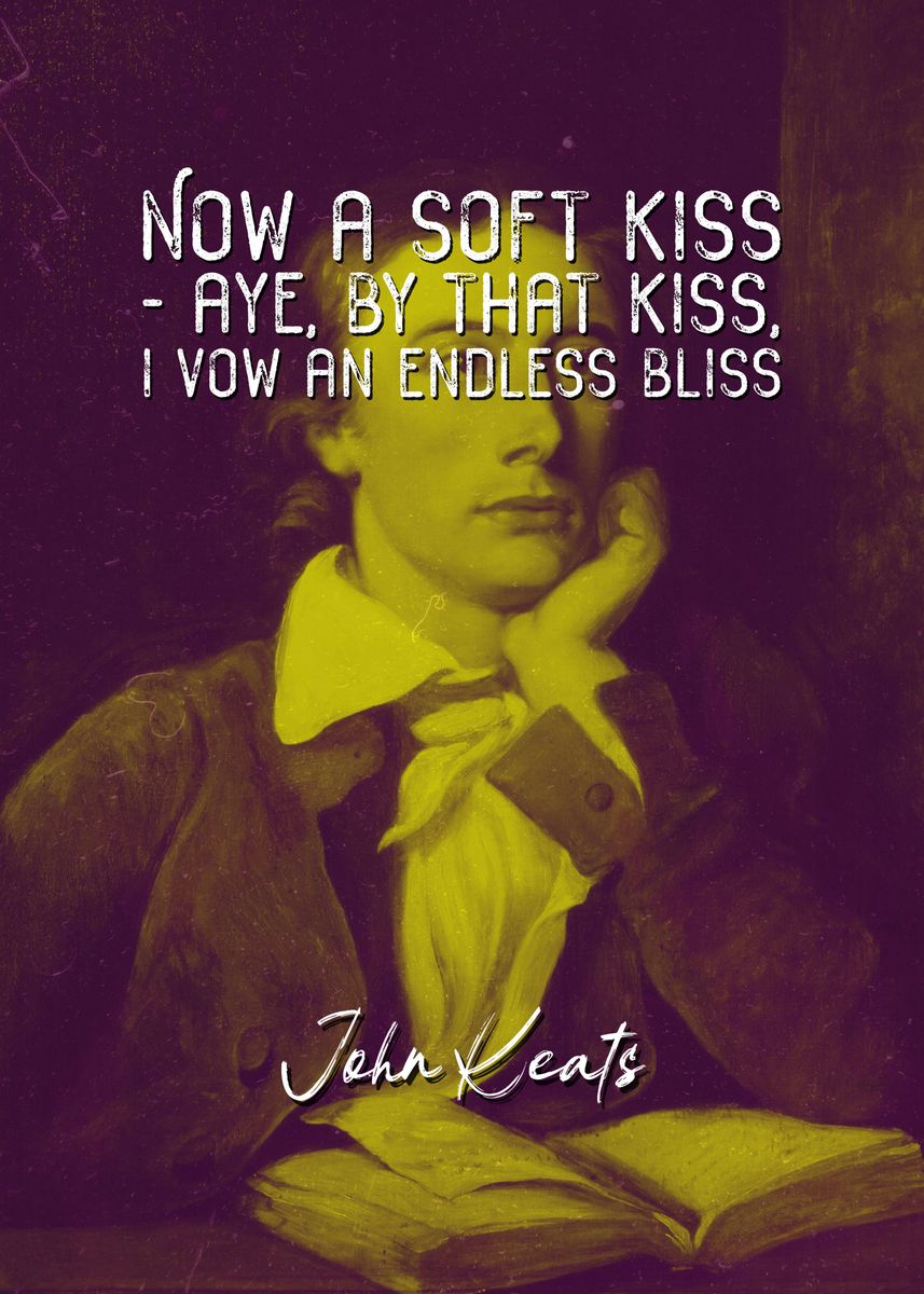 'John Keats Best Quote' Poster, picture, metal print, paint by Quoteey ...