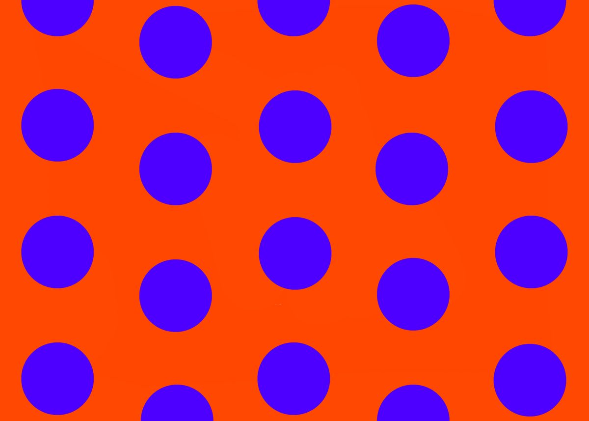 'Twenty Blue Dots' Poster by Avery Knox | Displate