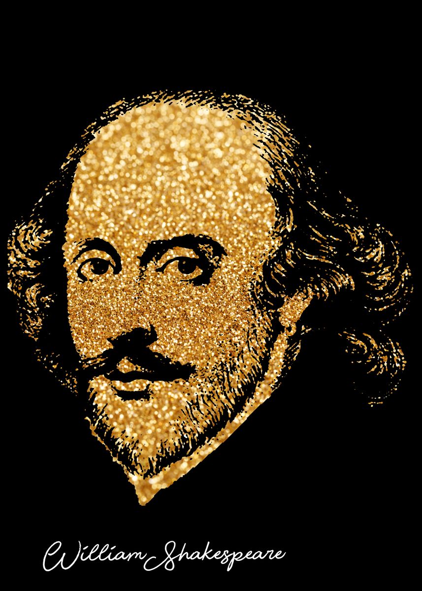 'William Shakespeare' Poster, picture, metal print, paint by Kitty Kit ...