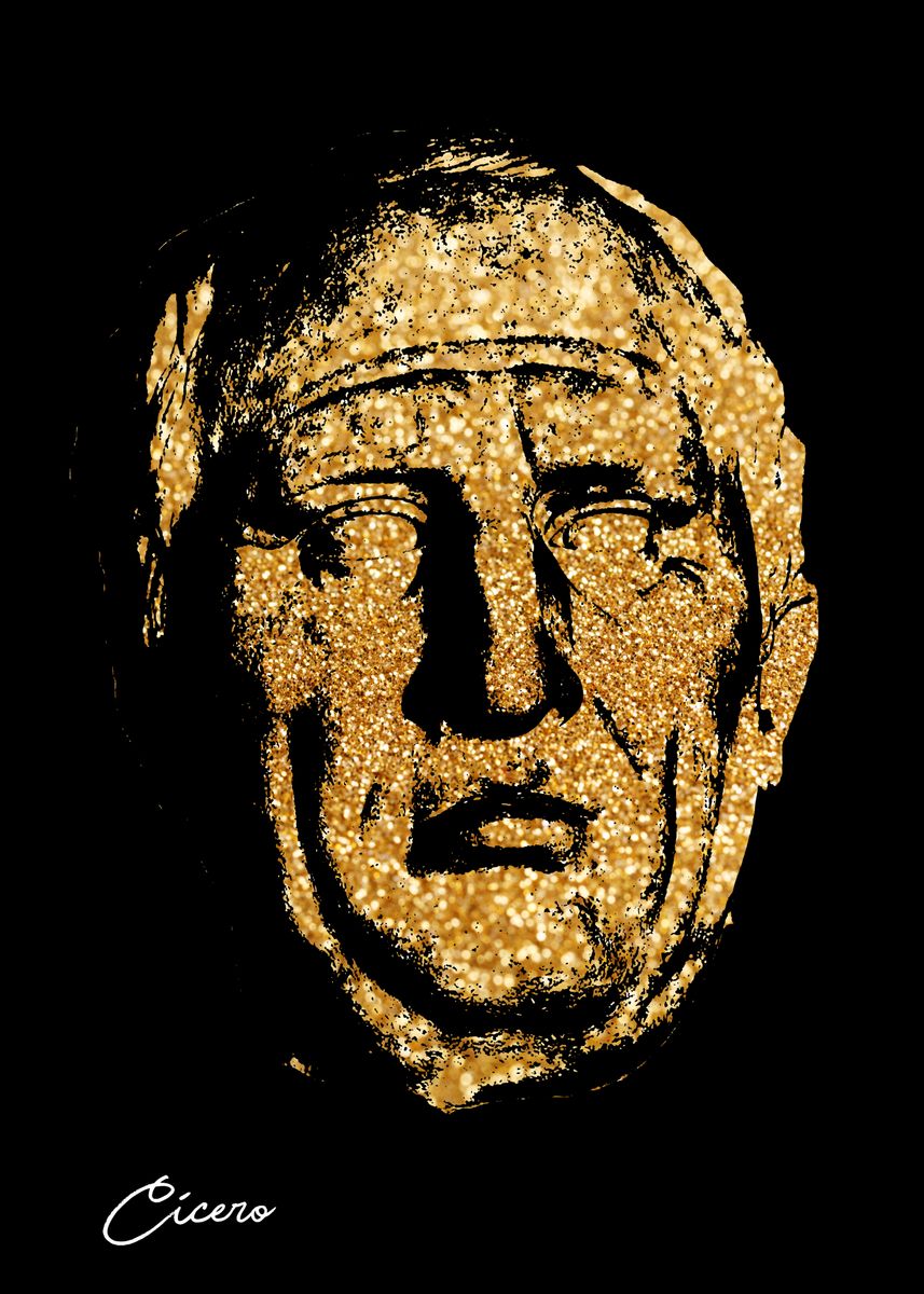 'Cicero' Poster, picture, metal print, paint by Kitty Kit | Displate
