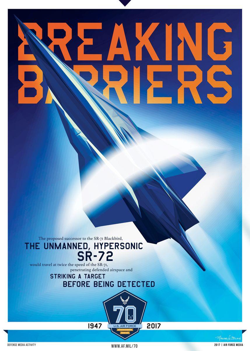 'VINTAGE AIR FORCE' Poster, picture, metal print, paint by Drama Poster ...