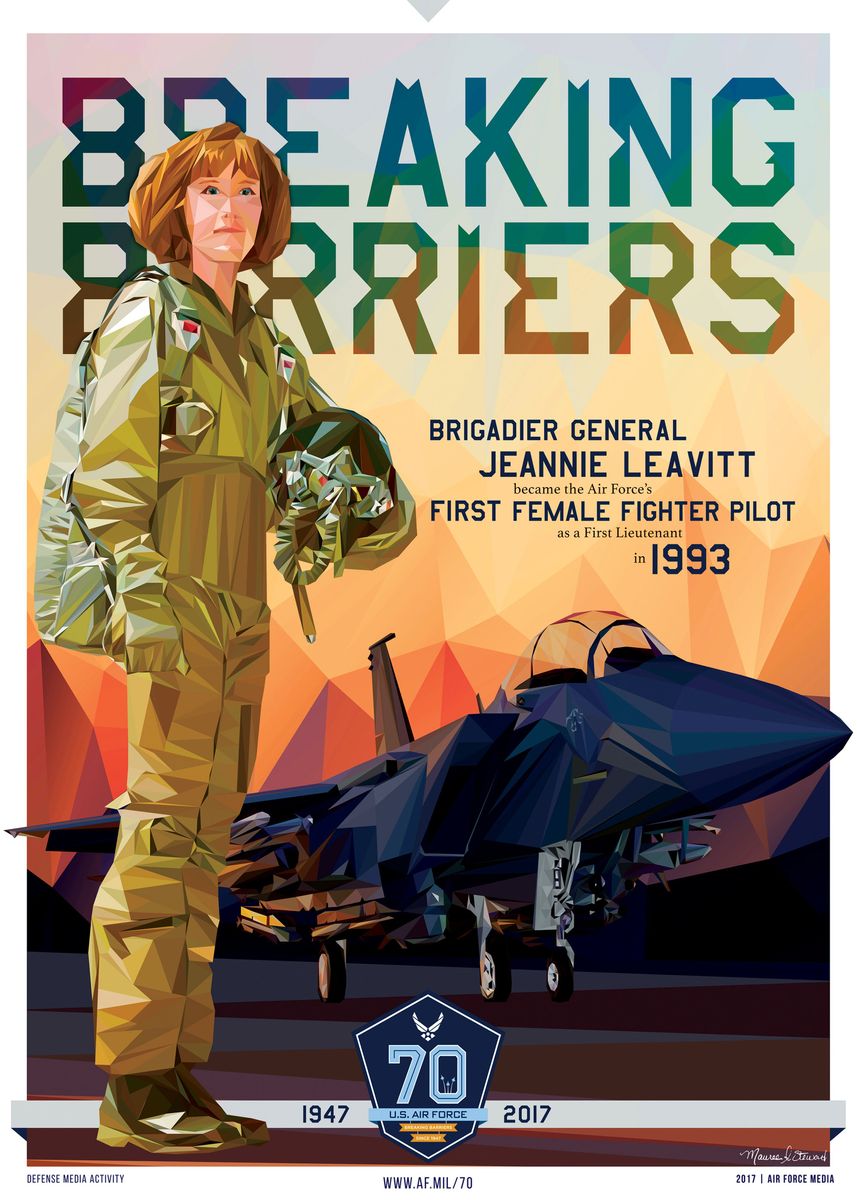 'VINTAGE AIR FORCE' Poster, picture, metal print, paint by Drama Poster ...