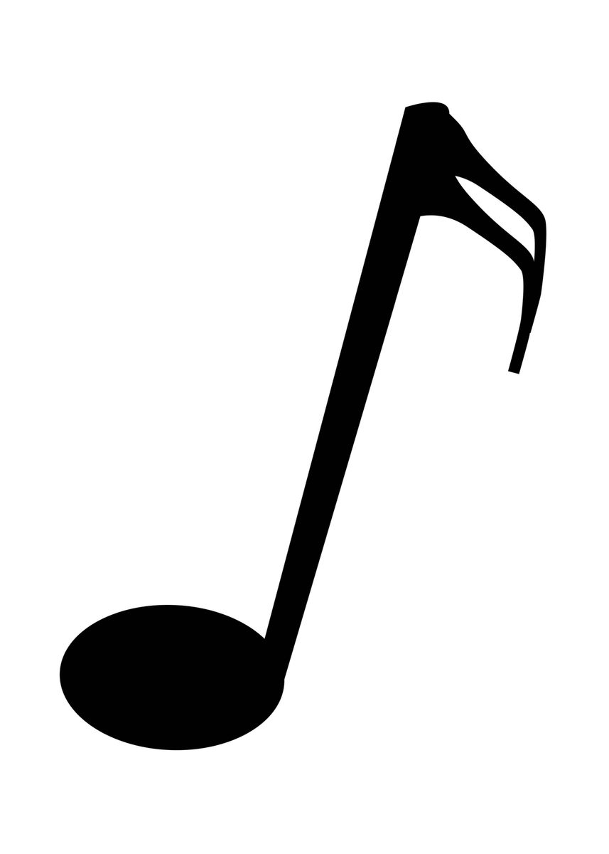 'Semi Quaver' Poster by HomeStead Digital | Displate