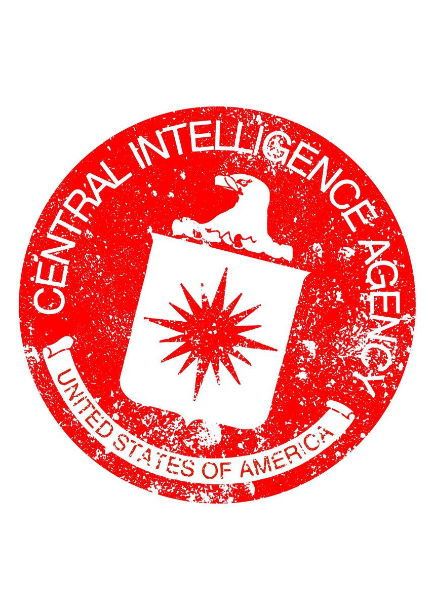 'CIA Rubber Stamp' Poster, picture, metal print, paint by HomeStead ...