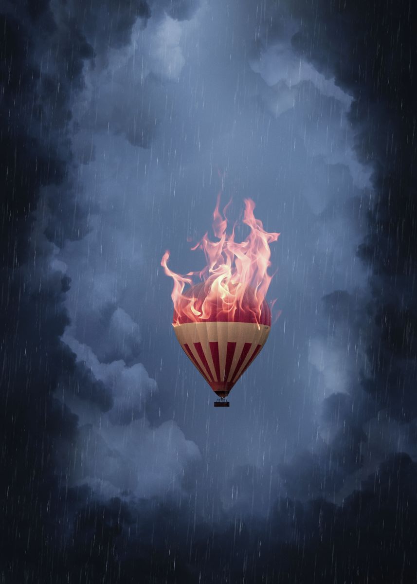 'Storm country ' Poster, picture, metal print, paint by Kindred Pixels ...