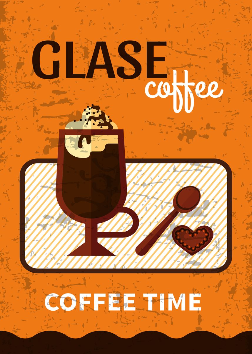 'Kitchen tavern lettering ' Poster by Moon Calendar Studio | Displate