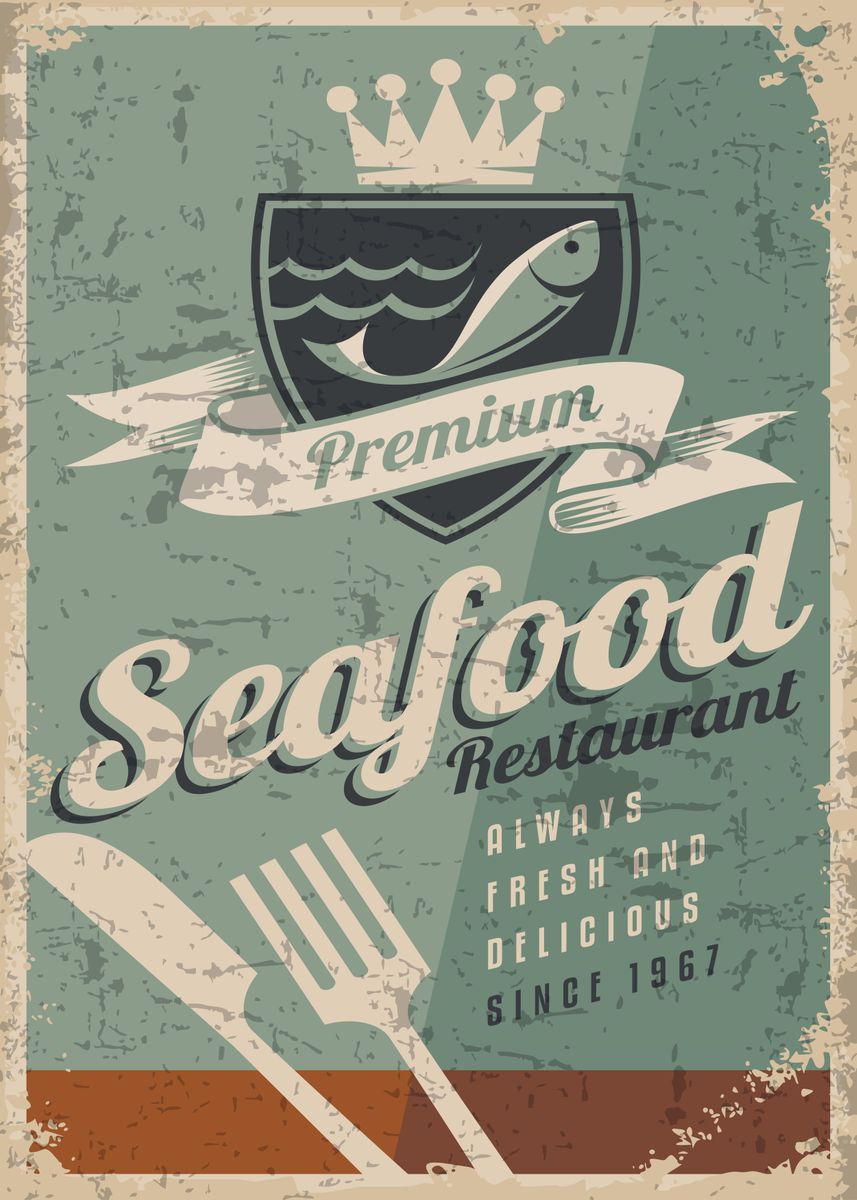 'Kitchen tavern lettering ' Poster, picture, metal print, paint by Moon ...