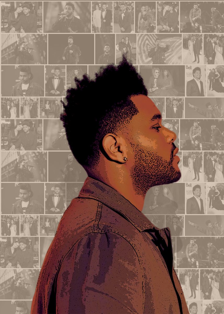 'The Weeknd' Poster by Booth Callahan | Displate