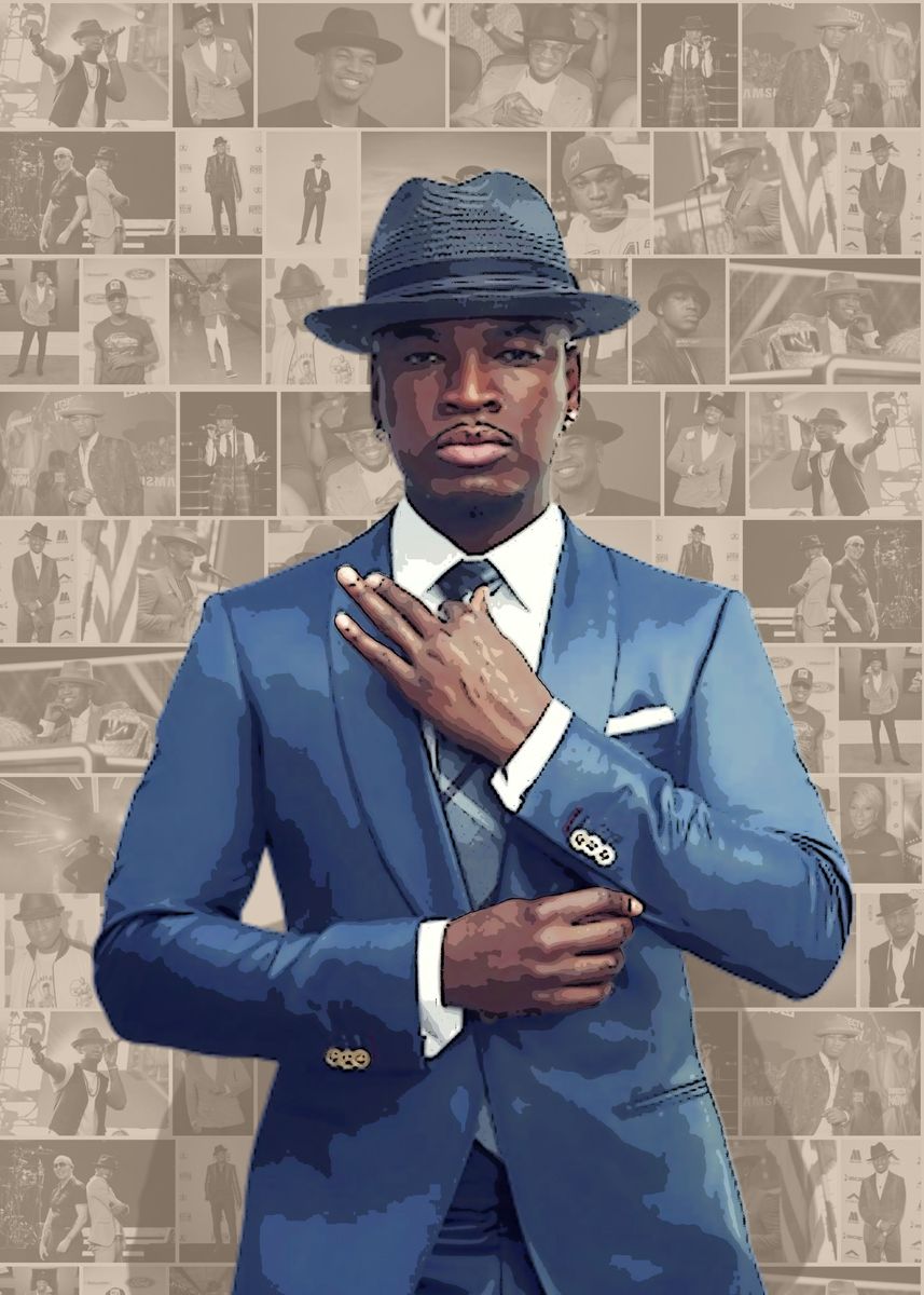 'Ne Yo' Poster, picture, metal print, paint by Booth Callahan | Displate