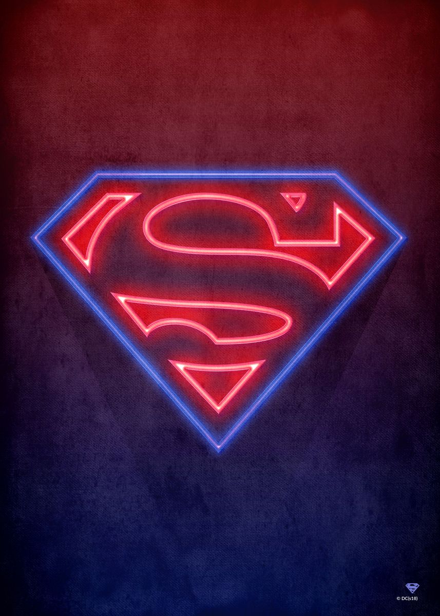 'Neon' Poster, picture, metal print, paint by DC Comics | Displate