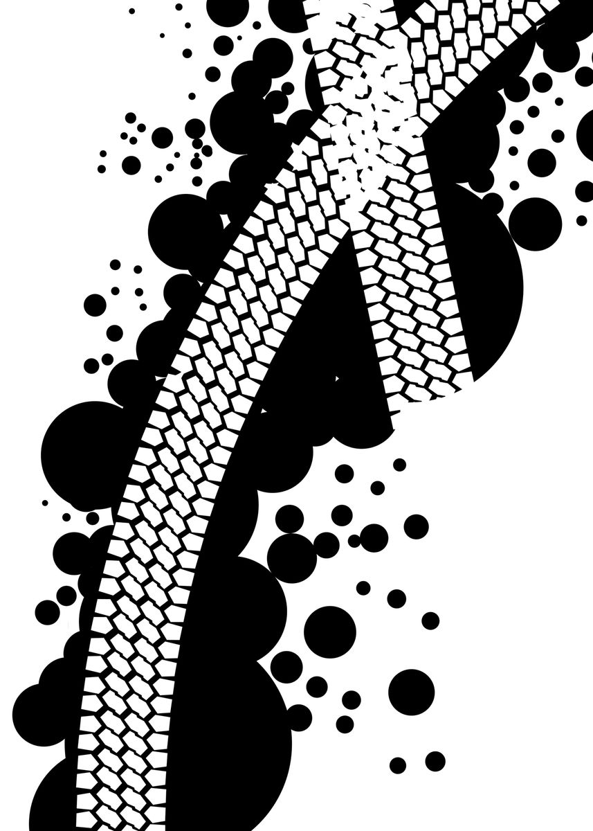 'Tyre Tread' Poster, picture, metal print, paint by HomeStead Digital ...