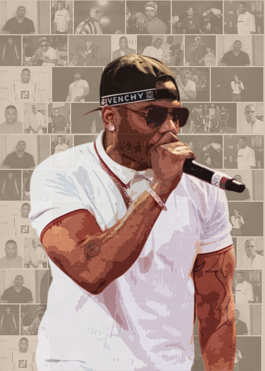 ' Nelly' Poster, picture, metal print, paint by Booth Callahan | Displate