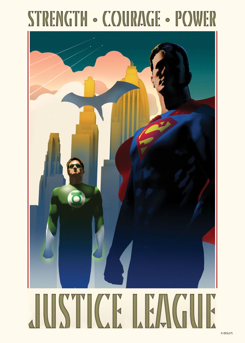 'Strength Courage Power' Poster, picture, metal print, paint by DC ...