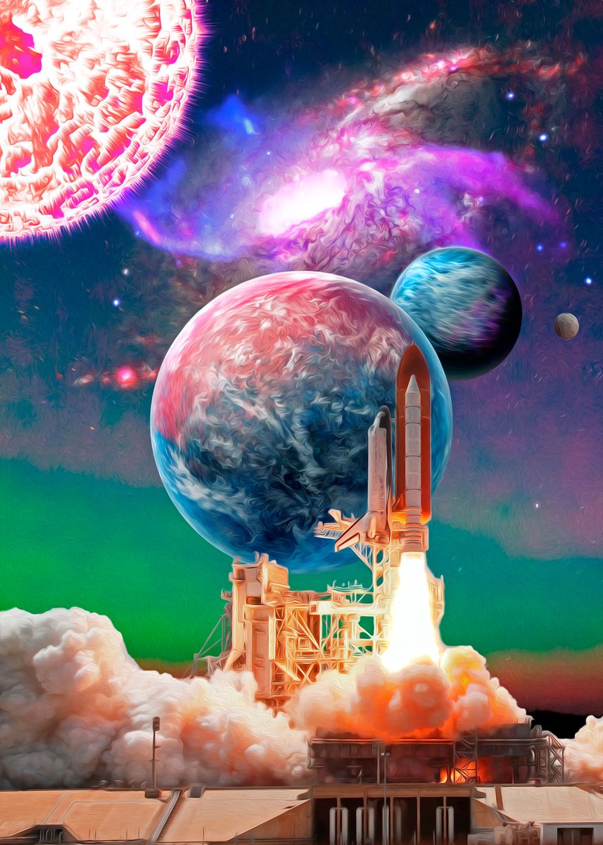 'Space x' Poster by Alyx Will | Displate